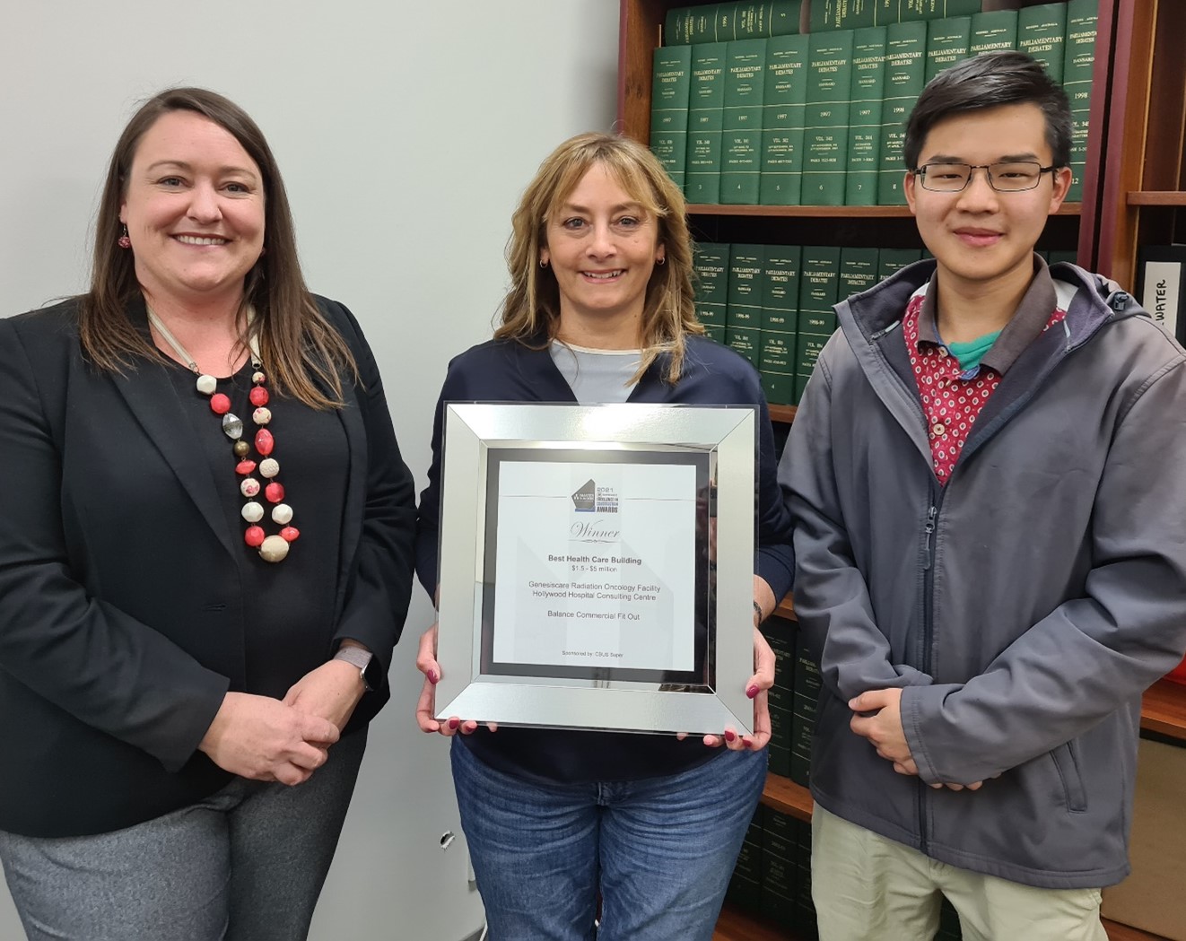 Emily Hamilton applauds the achievements of a local family-owned business